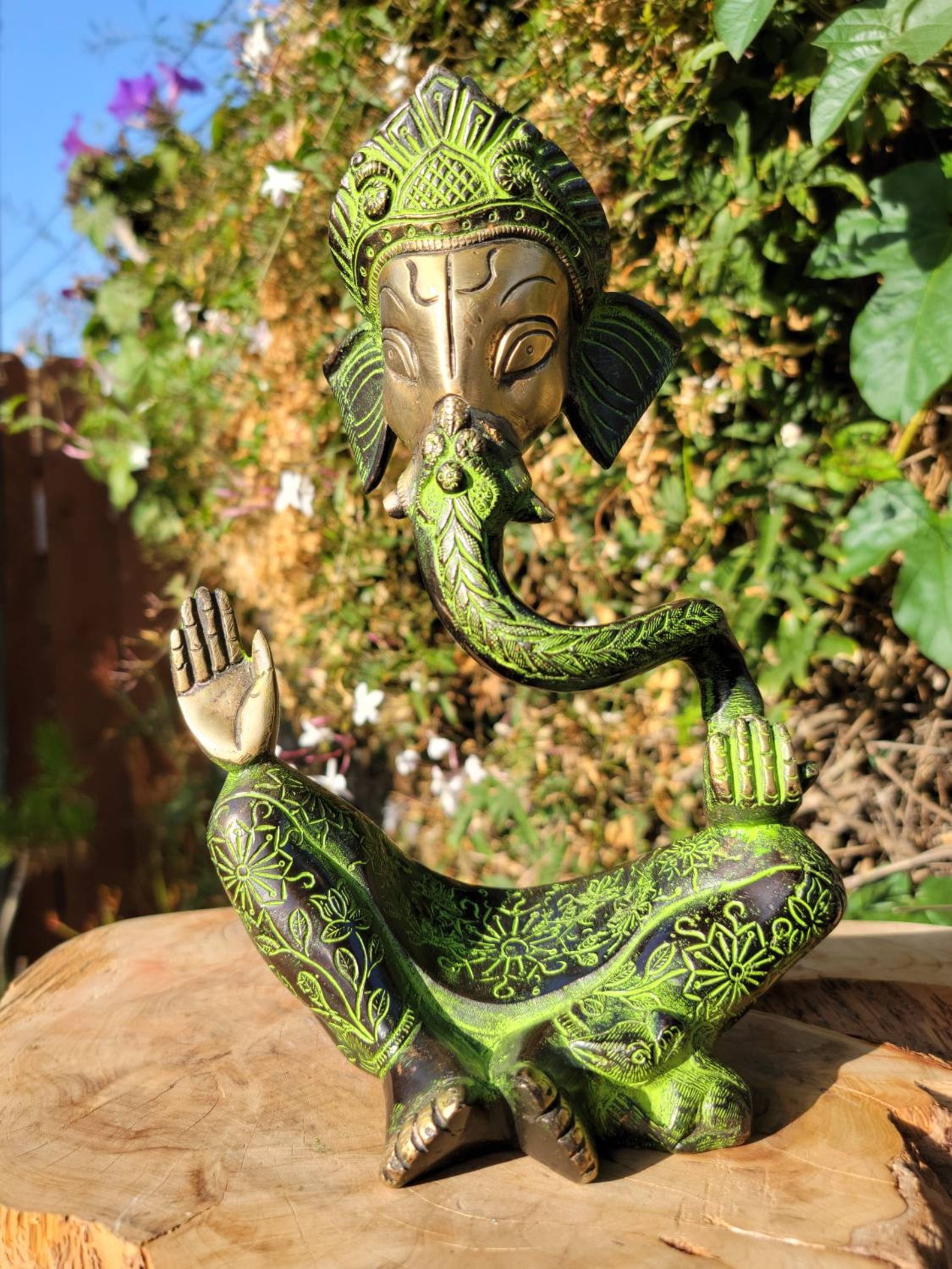 Unique Lord Ganesha Statue Remover of Obstacles Statue Easy | Etsy