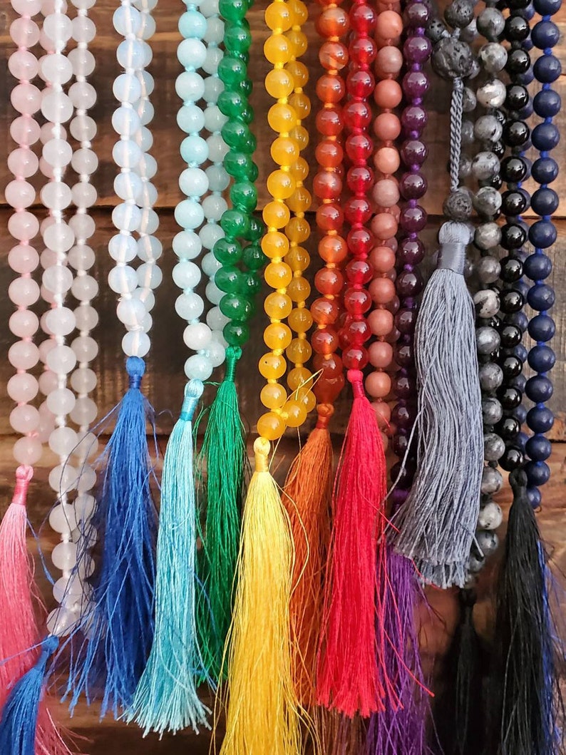 Mala Prayer Beads, Meditation Beads, 108 Mala Prayer Necklace - Etsy