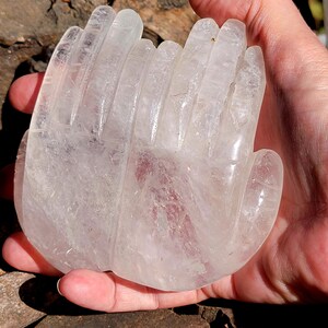 Quartz Crystal Hands Carving, Aka the Master Healer - Etsy