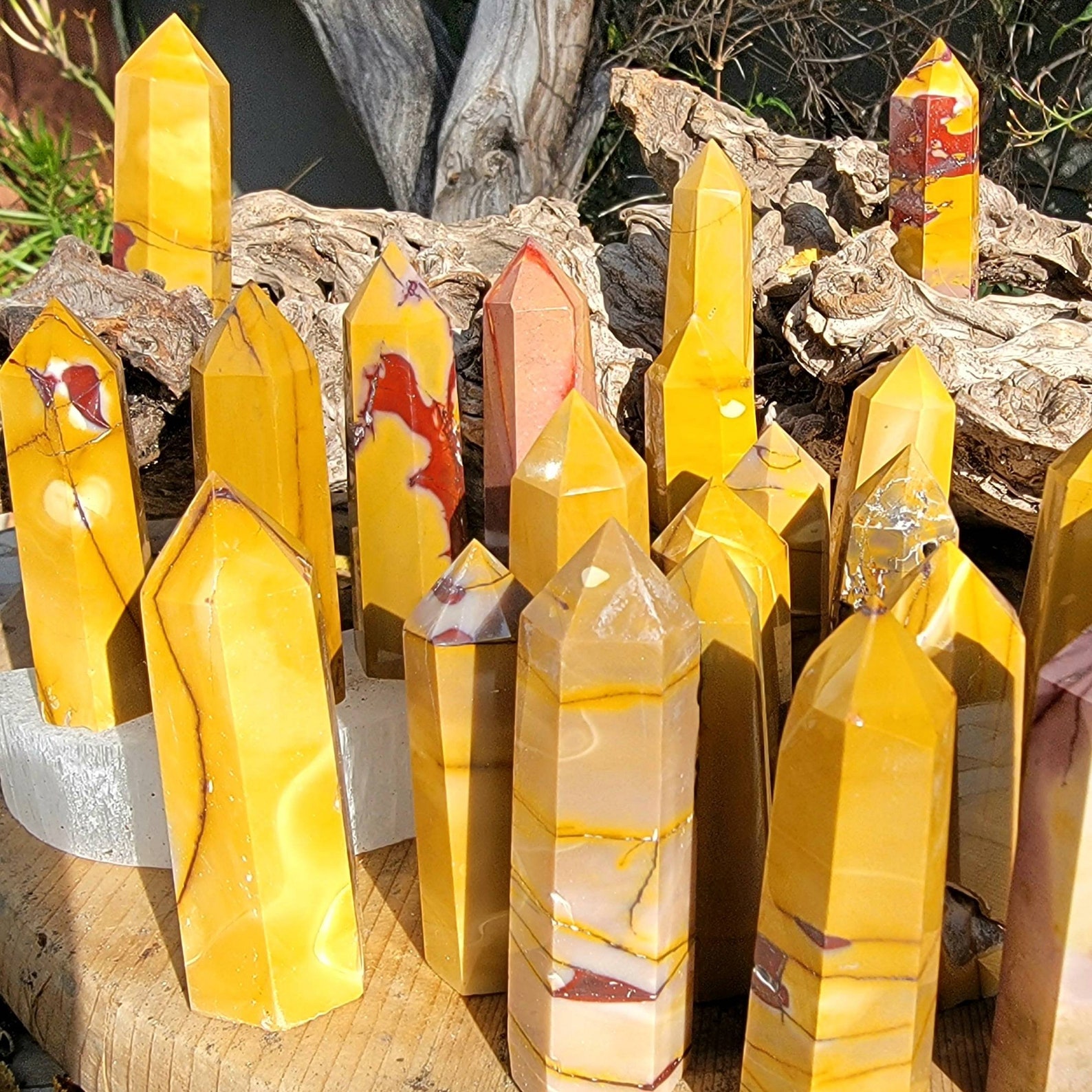 Austalian Mookaite Towers, Here and Now Nuturing Vibe of Mookaite ...