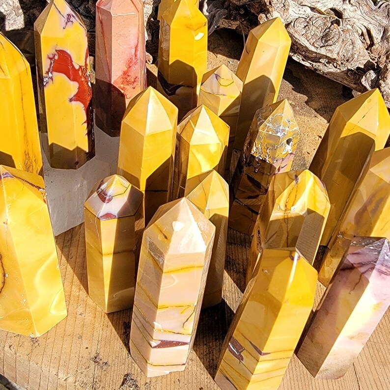 Austalian Mookaite Towers, Here and Now Nuturing Vibe of Mookaite ...