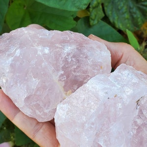 Raw Rose Quartz, Deep Pink Calming Rose Quartz, Energy Vibration of ...