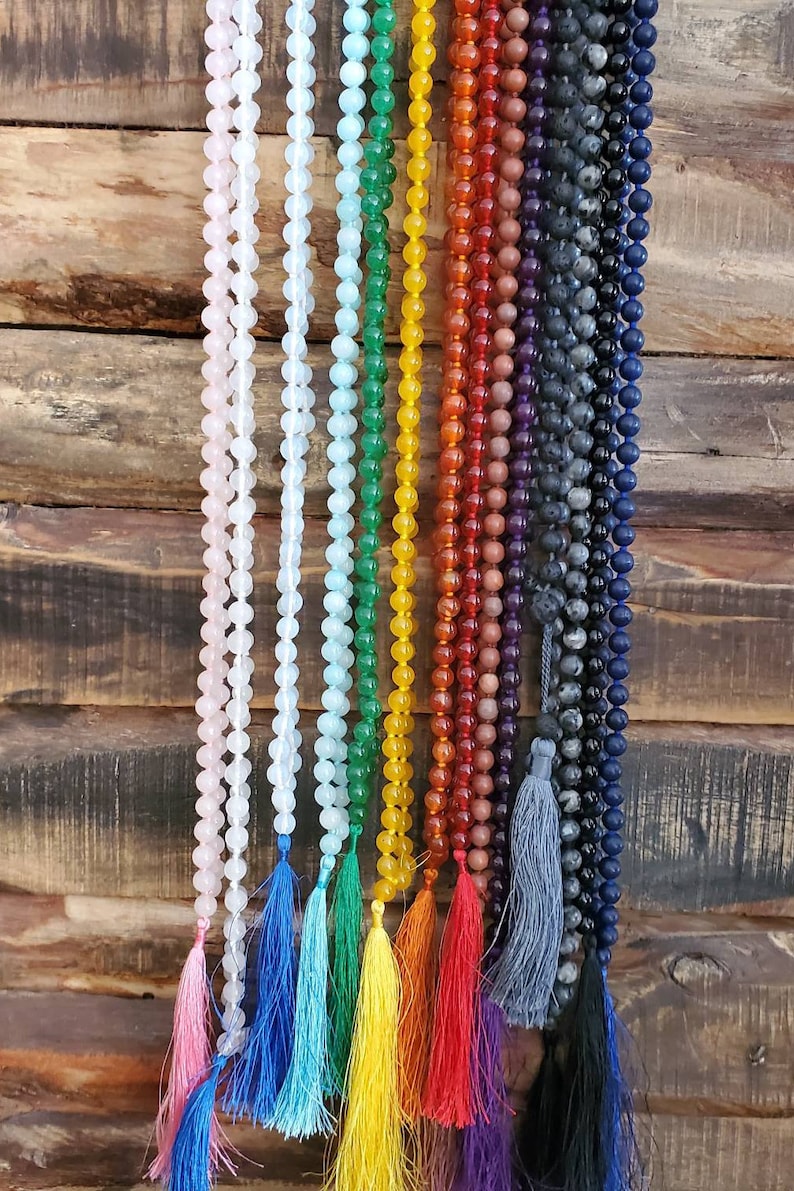 Mala Prayer Beads Meditation Beads 108 Mala Prayer Necklace | Etsy