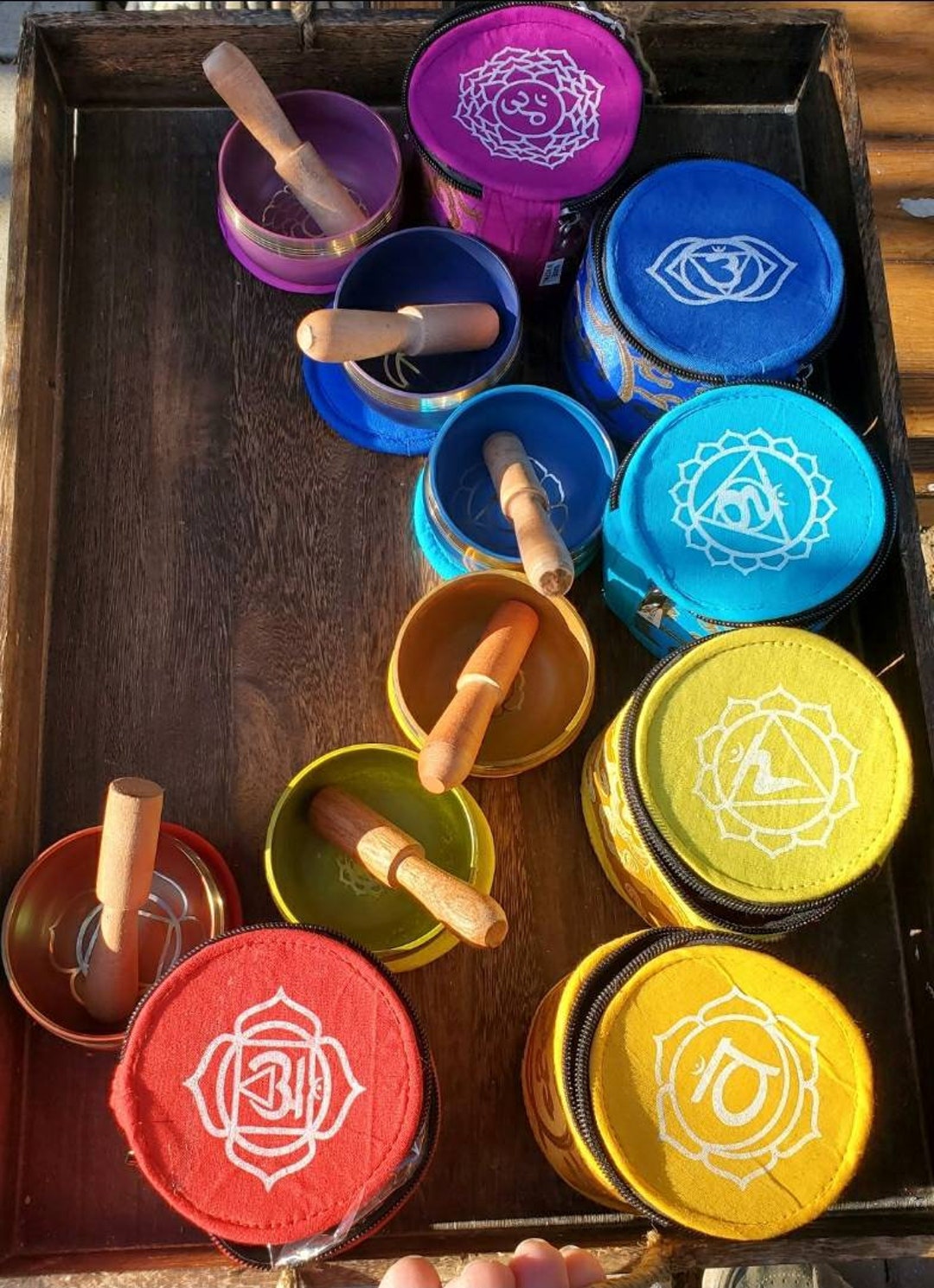 Complete Single Singing Bowl Kit With Cushion, Striker and Pad, Easy to ...