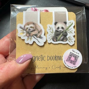 Charming Animal Magnetic Bookmark - Great Bookworm Gift, Secret Santa ...