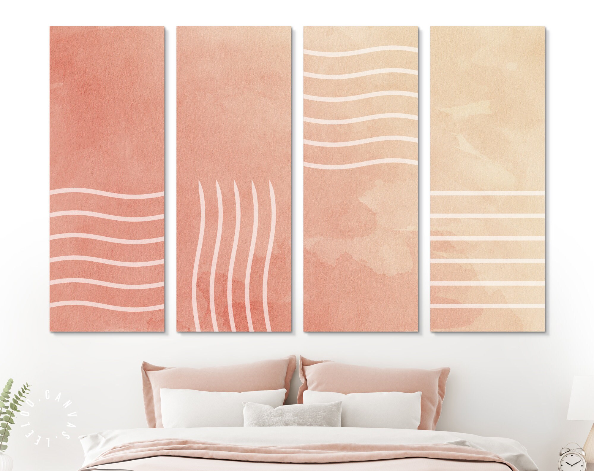 Four Elements Wall Art / Elemental Stones Canvas Print / Water | Etsy