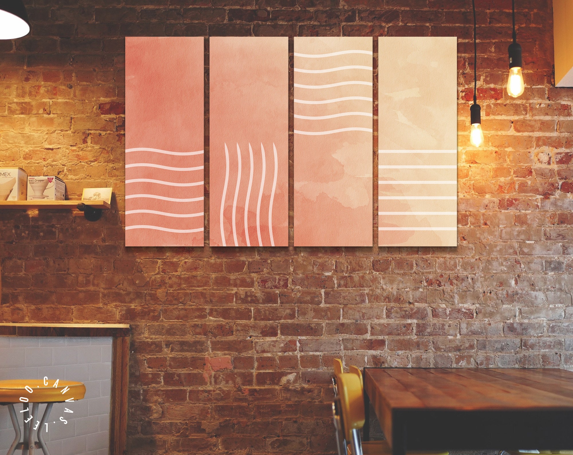 Four Elements Wall Art / Elemental Stones Canvas Print / Water | Etsy