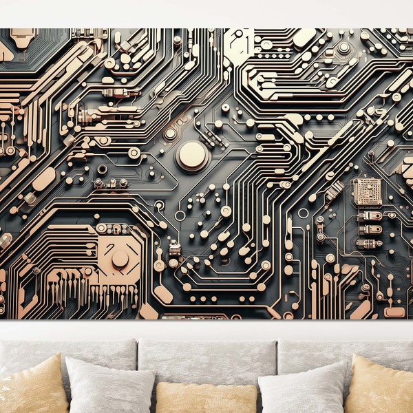 Circuit Board Art - Etsy