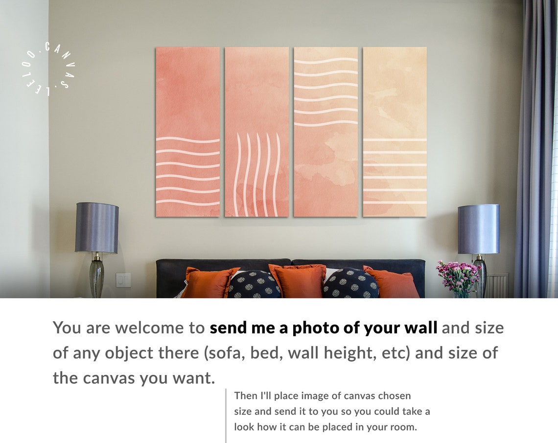 Four Elements Wall Art / Elemental Stones Canvas Print / Water | Etsy