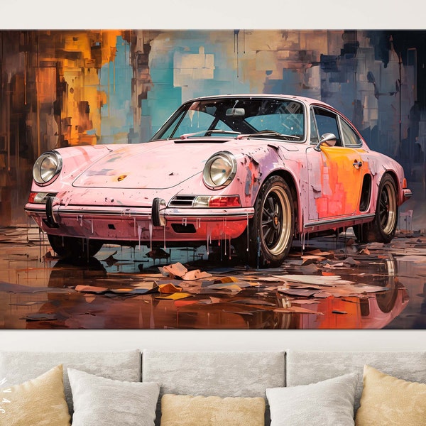Porsche Cowboys Wall Art - Etsy