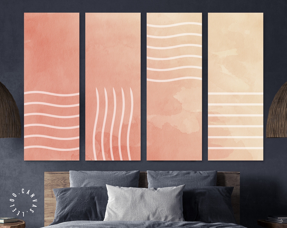 Four Elements Wall Art / Elemental Stones Canvas Print / Water | Etsy