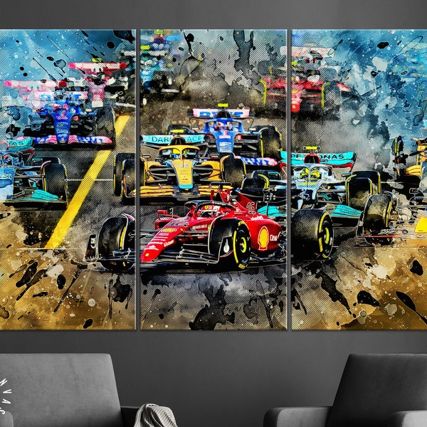 Formula 1 Wall Art - Etsy