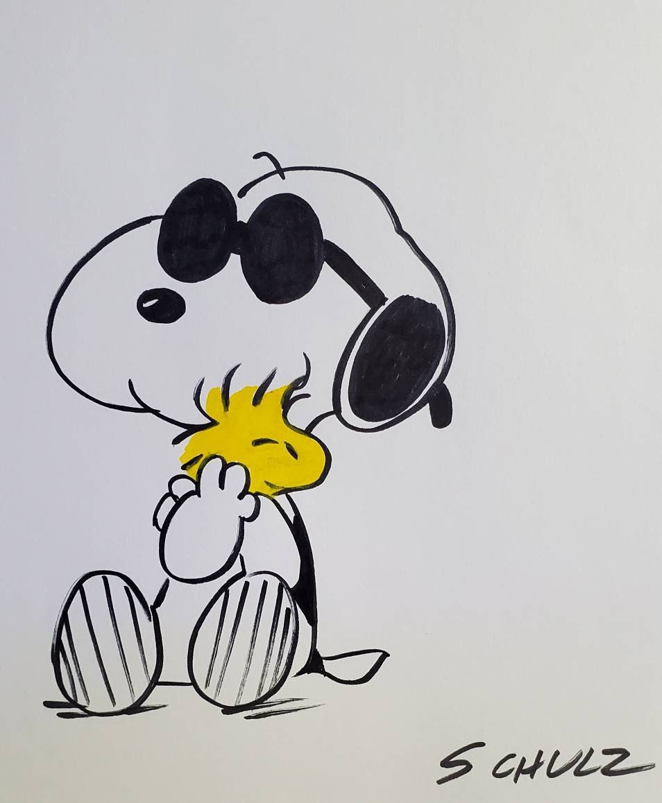 Pencil Drawings Of Snoopy