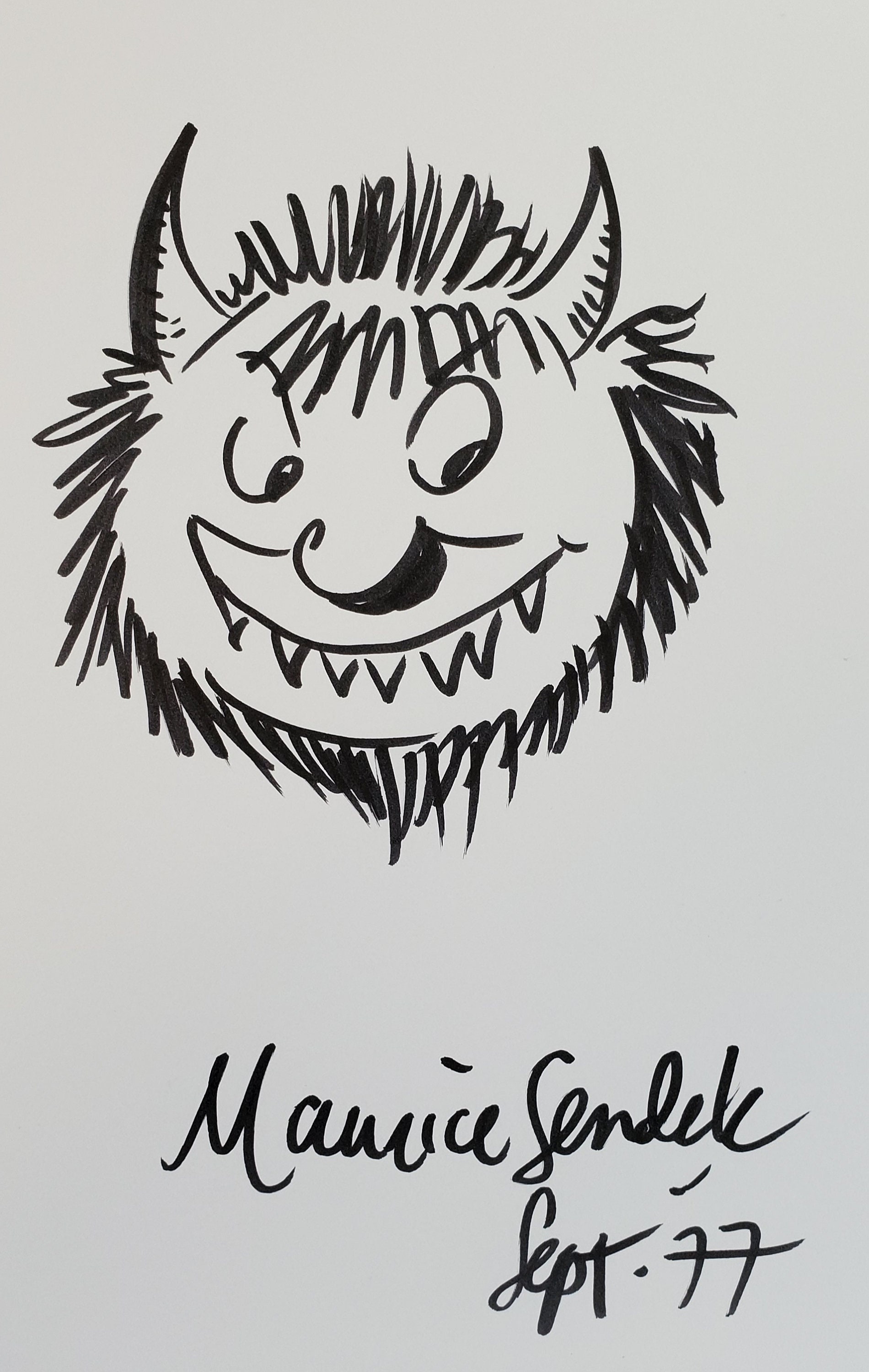 Maurice Sendak Art Where the Wild Things Are Artwork Monster - Etsy