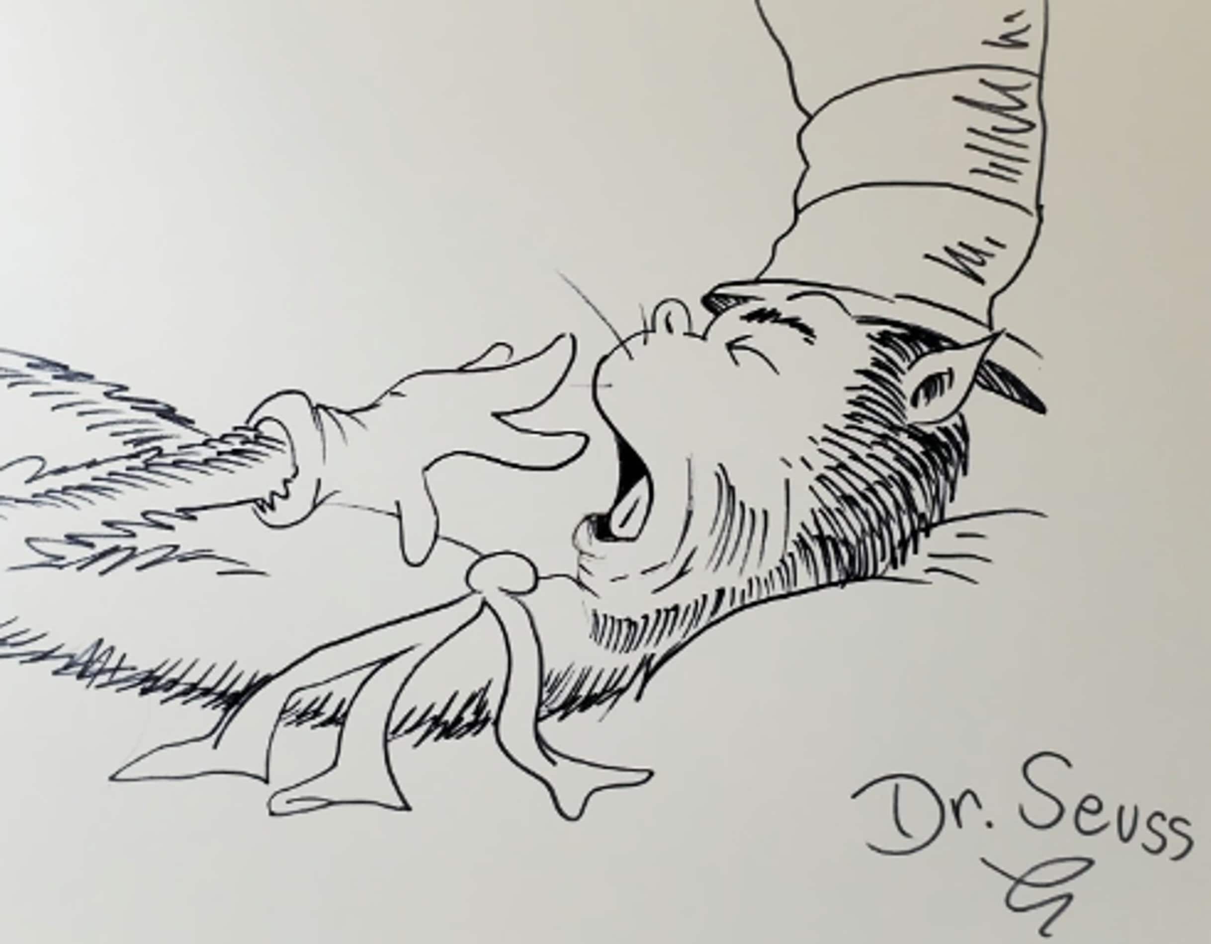 Dibujos Para Colorear Del Dr. Seuss: El Gato Con Sombrero Dibujos De