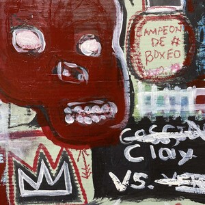 Jean Michel Basquiat Skull Drawing, Mixed Media Art, Basquiat Artwork ...