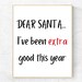 Dear Santa Christmas Decorations | Dear Santa Printable, Nice List ...