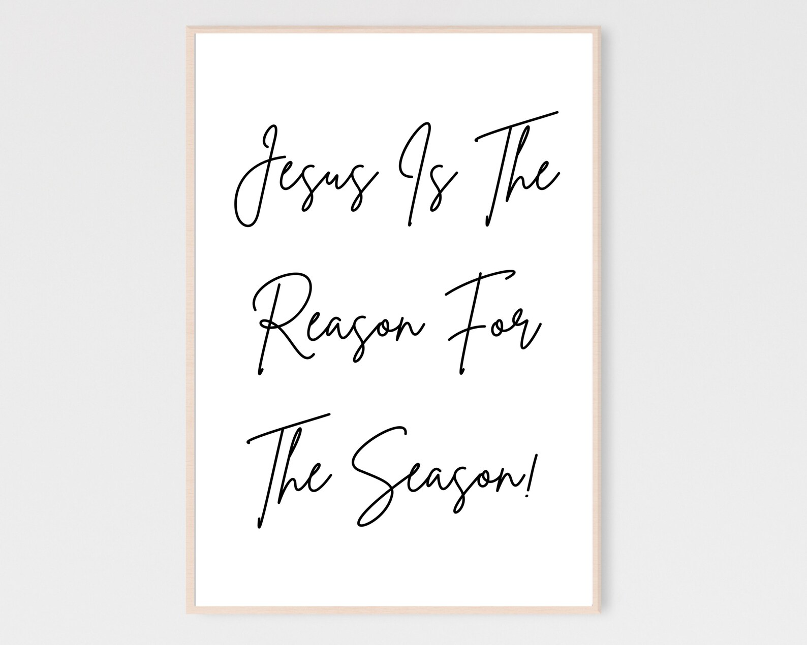 Jesus is the Reason for the Season, Religious Printable, Christian ...