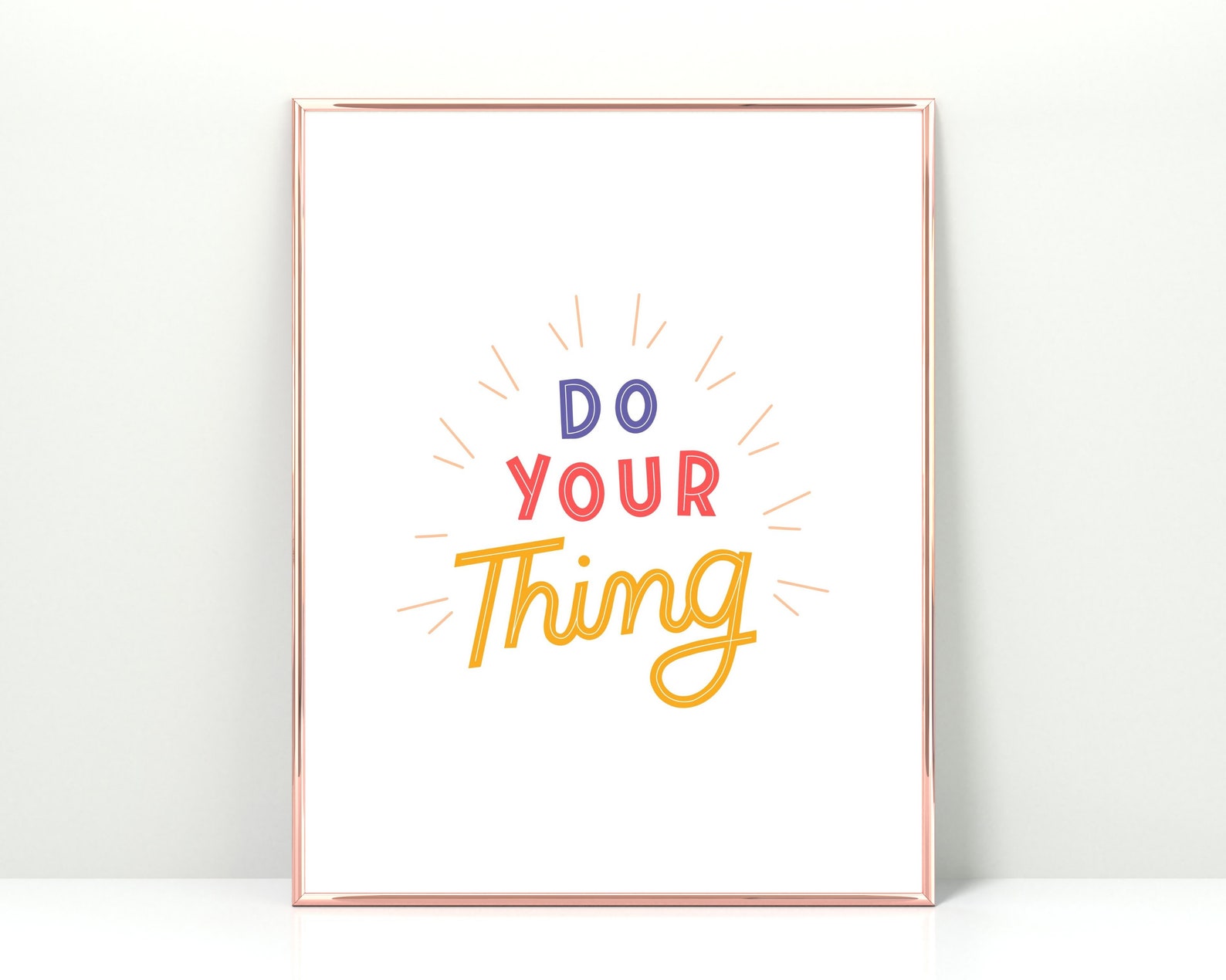 Do Your Thing Sign, Uplifting Classroom Sign, Inspiration Decor ...