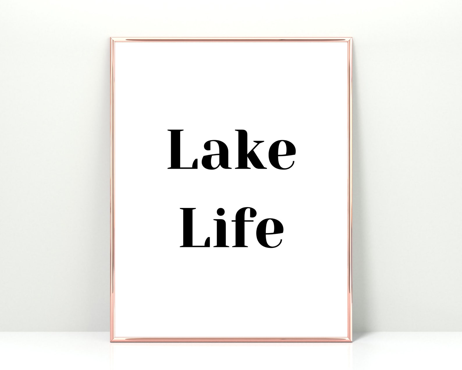 Lake Life Printable, Lake Life Wall Art, Lake Life Poster, Lake House ...