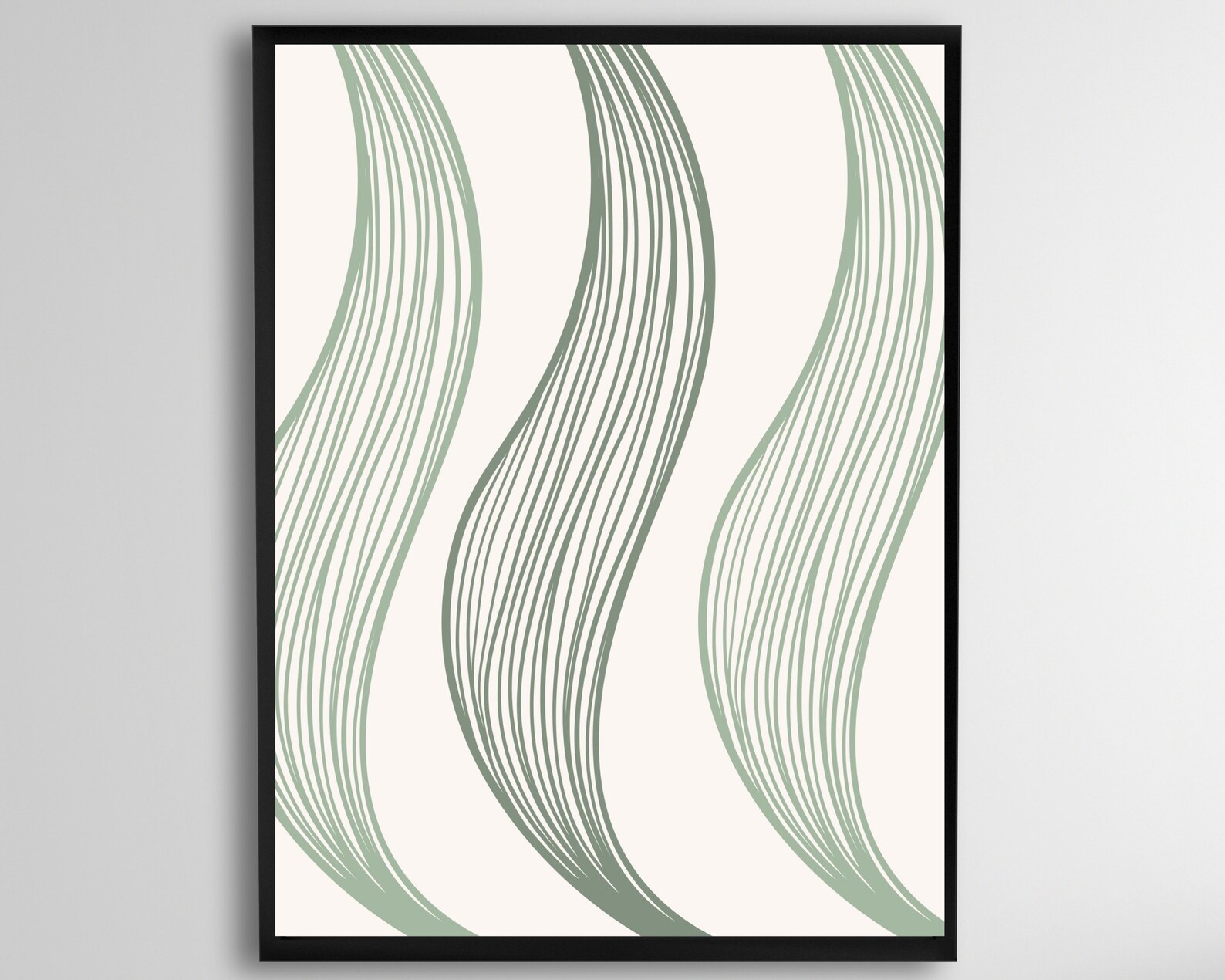 Green Abstract Printable, Green Wall Art, Green Gallery Wall Prints ...