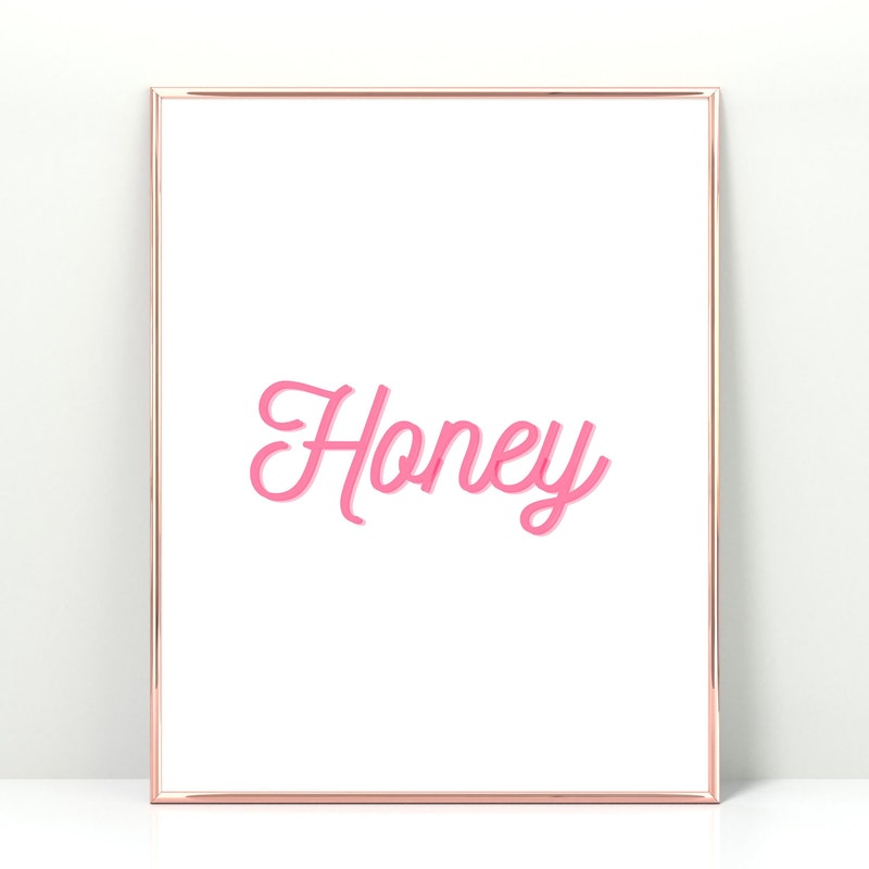 Pink Word Art - Etsy