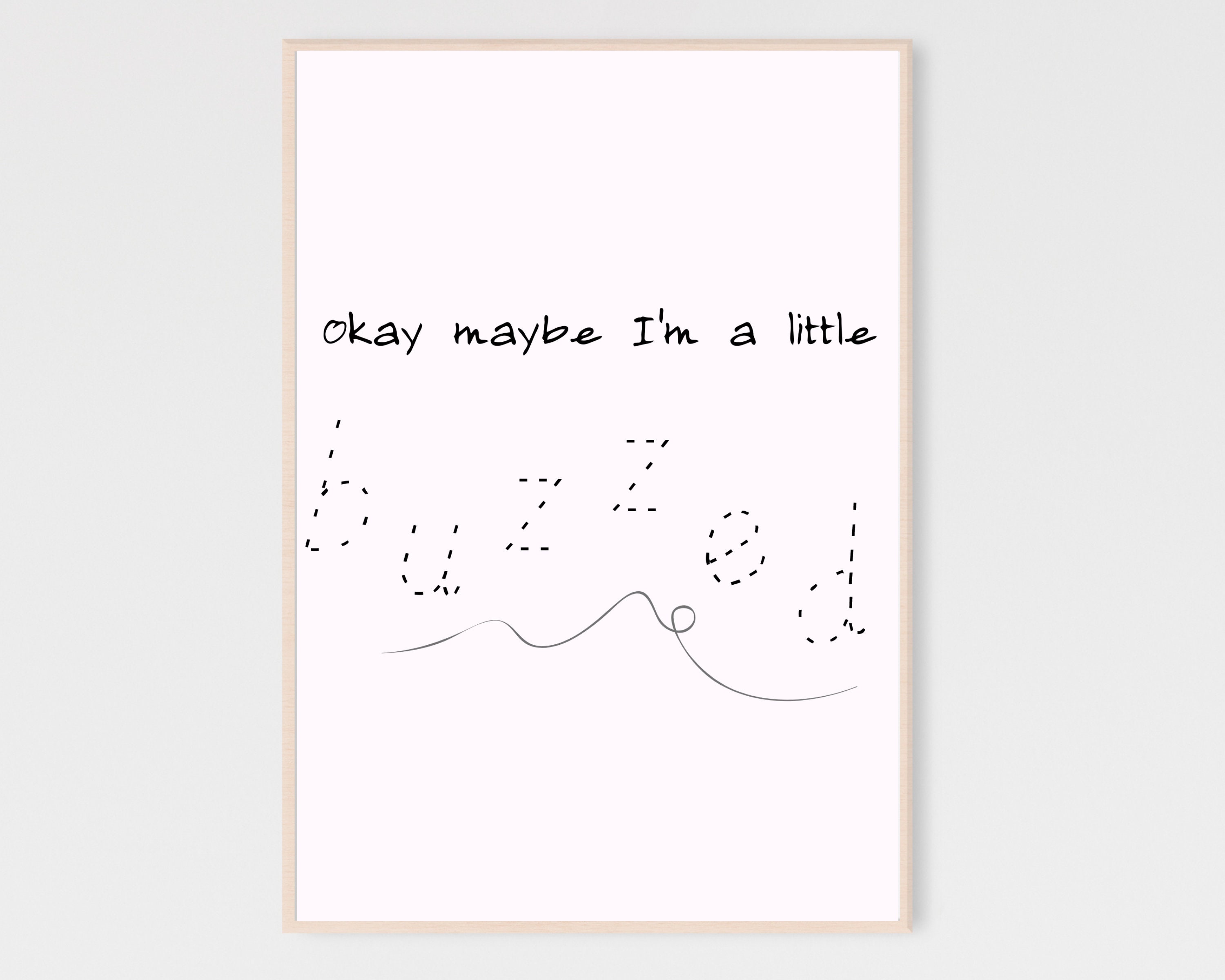 Buzzed Printable, Alcohol Sign, Bar Cart Decor, Funny Alcohol Sign ...