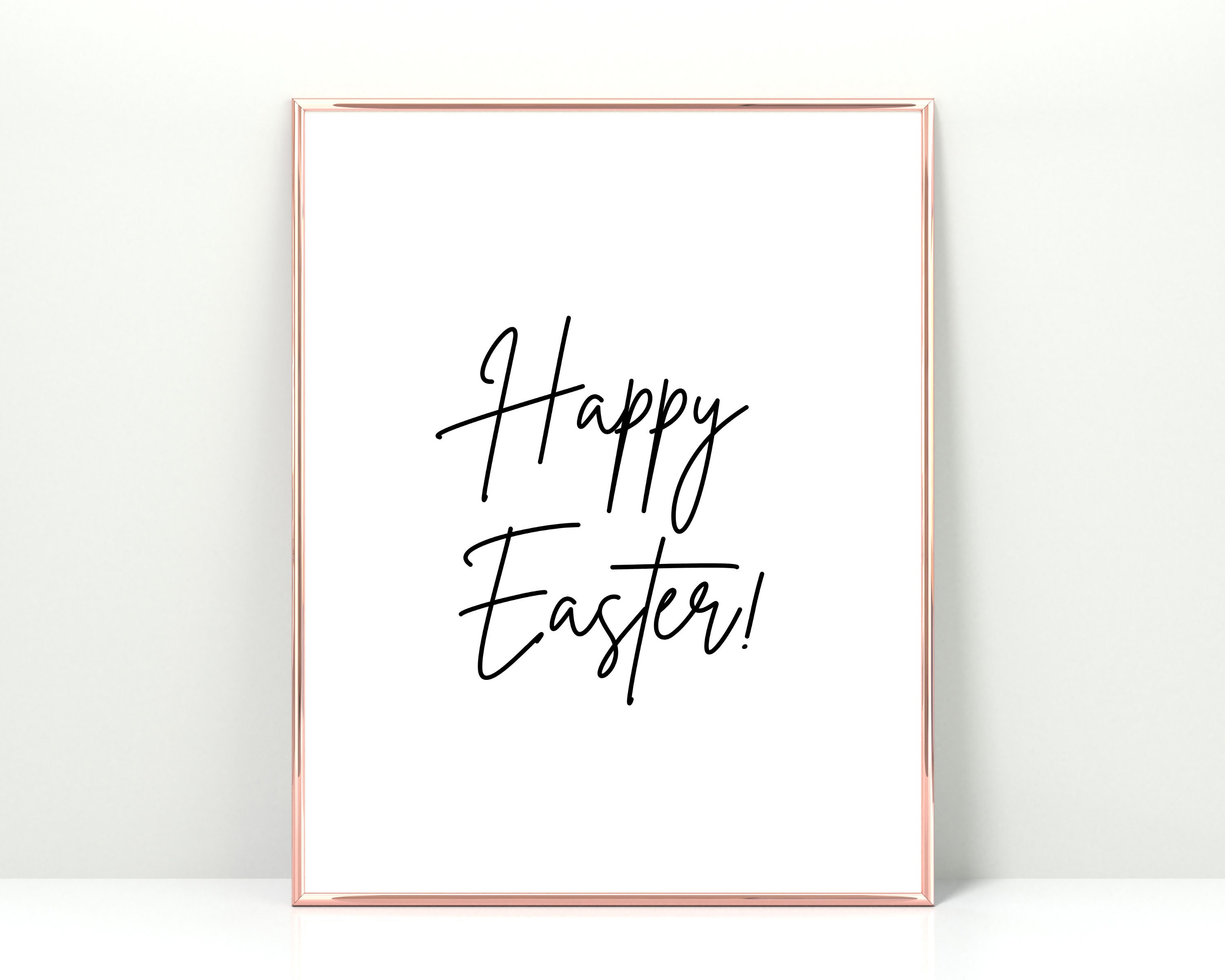 Happy Easter Printable Happy Easter Sign Easter Decor Easter - Etsy