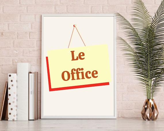 Le Office Printable Cute Office Decor Office Prints Office | Etsy