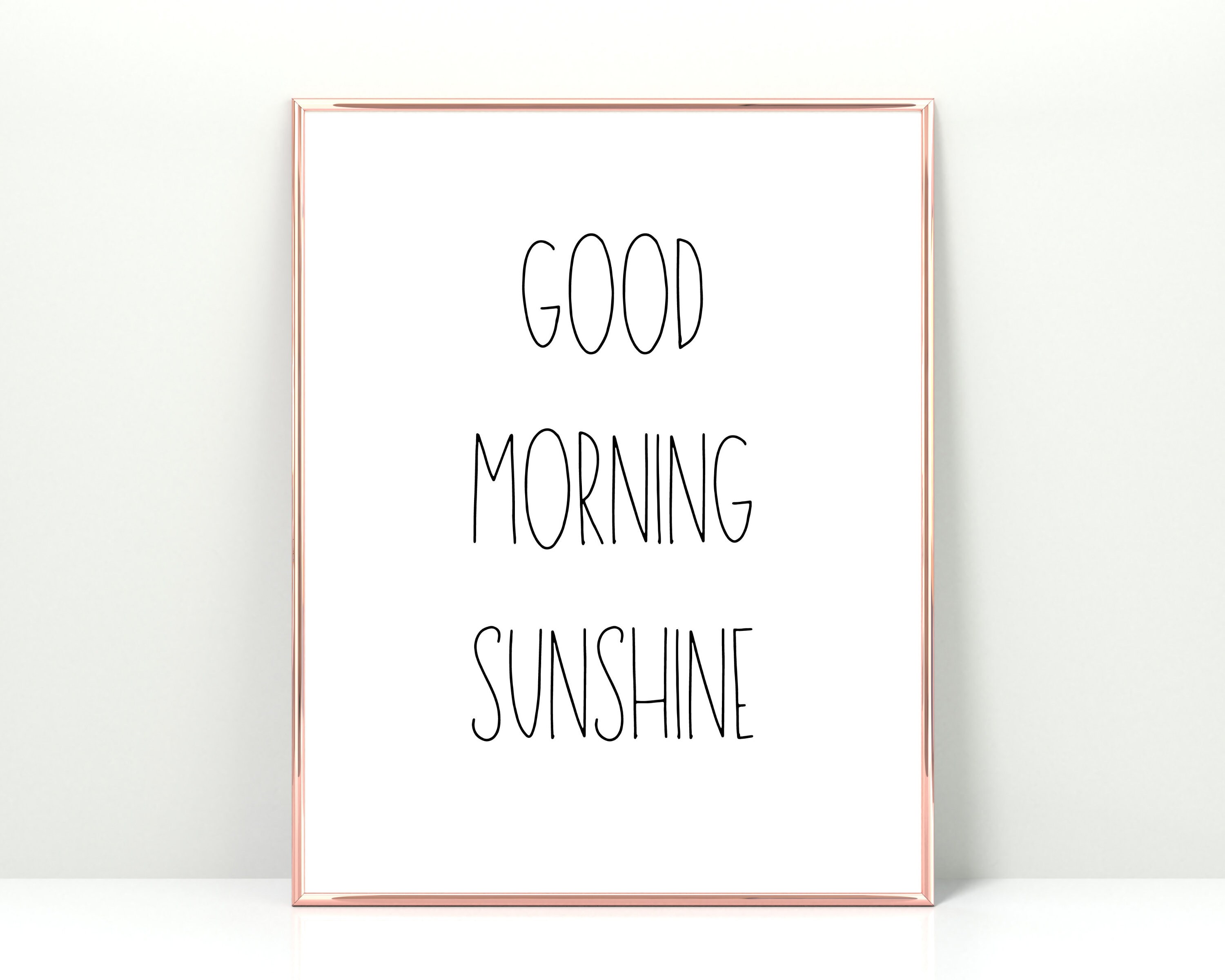 Good Morning Sunshine Print, Good Morning Sunshine Wall Art, Nursery ...