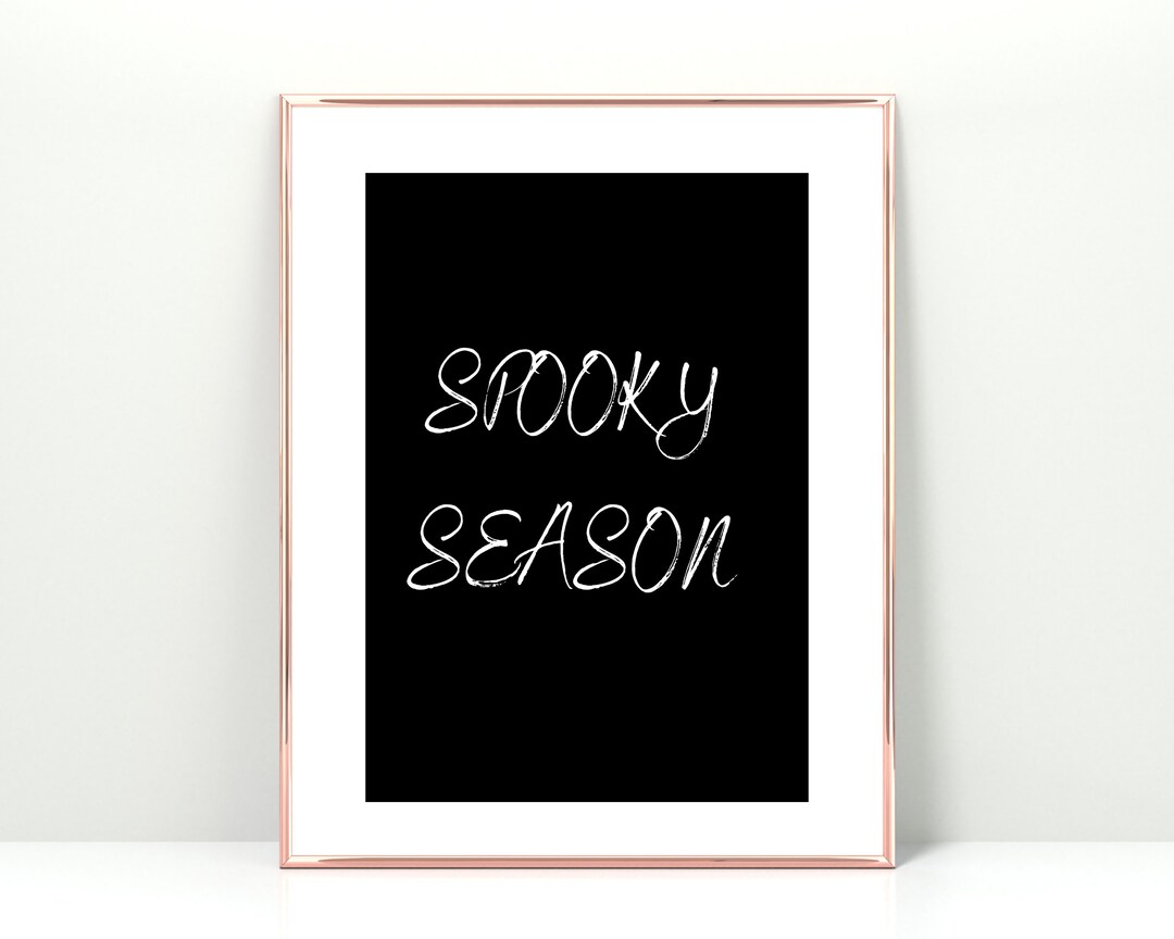 Spooky Season Printable | Spooky Prints | Halloween Printables | Spooky ...