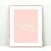 Bossy Printable, Pink Bossy Wall Art, Bossy Sign, Pink Office Decor ...