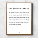 The Polar Express Printable, Christmas Wall Prints, the Polar Express ...