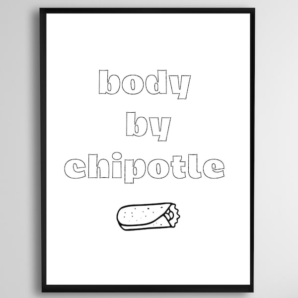 Chipotle Wall Art - Etsy