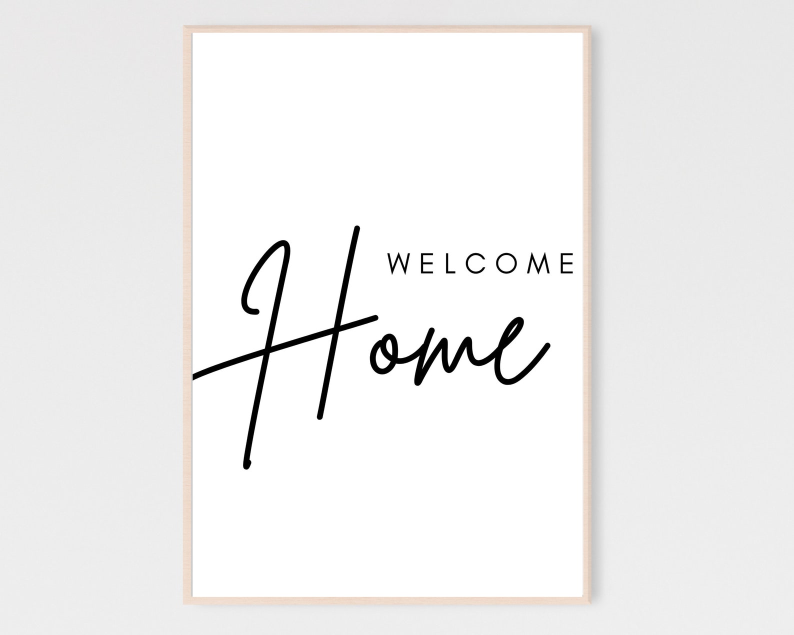 Welcome Home Printable, Welcome Home Sign, Welcome Home Wall Art ...
