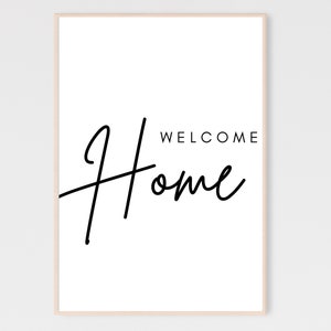 Welcome Home Printable, Welcome Home Sign, Welcome Home Wall Art ...