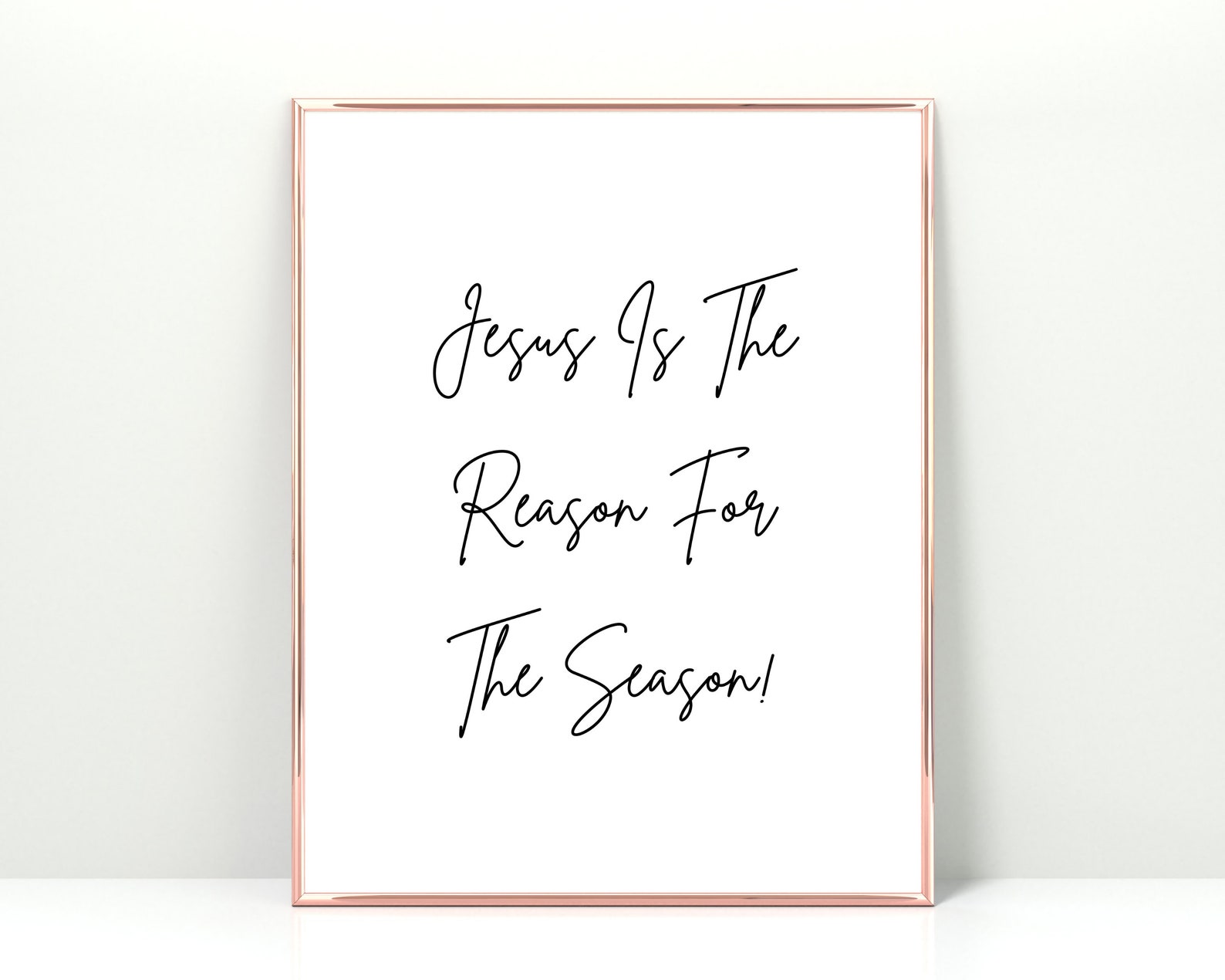 Jesus is the Reason for the Season, Religious Printable, Christian ...