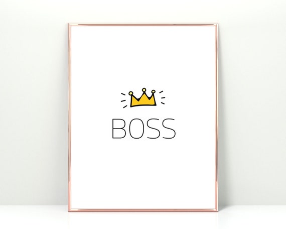 Girl Power Print Girl Power Sign Boss Print Girl Boss Sign - Etsy