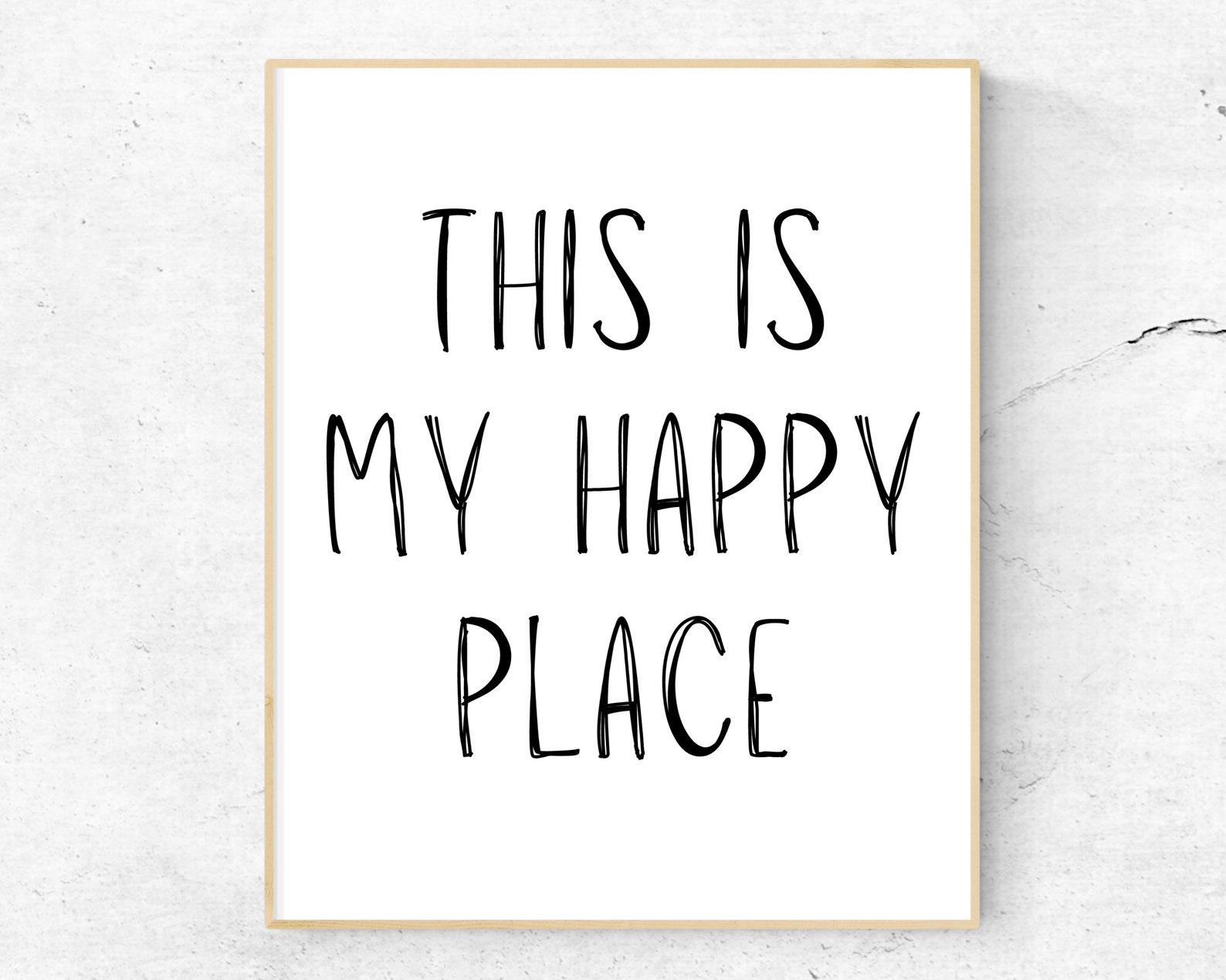 This is My Happy Place, Happy Place Sign, Happy Place Printable, Home ...