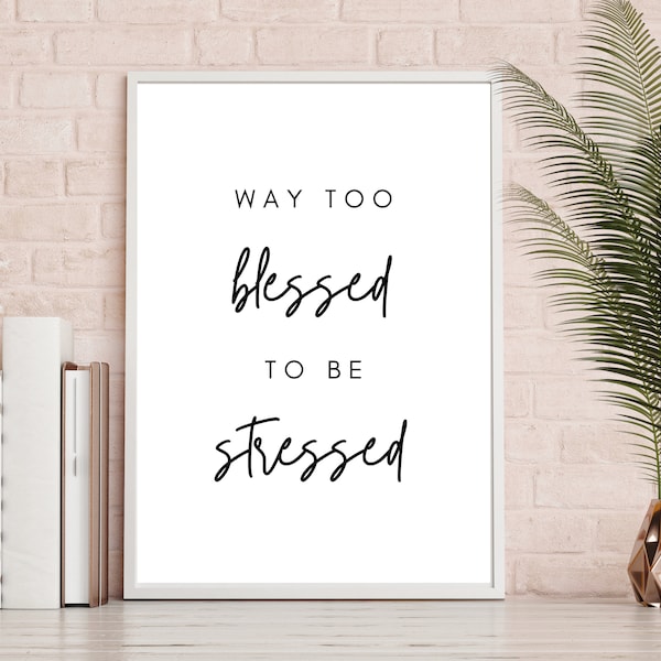 Too Blessed - Etsy