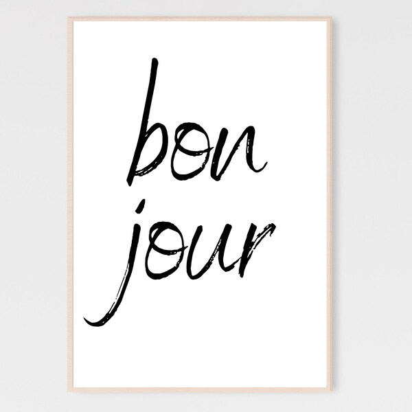 Bon Jour - Etsy