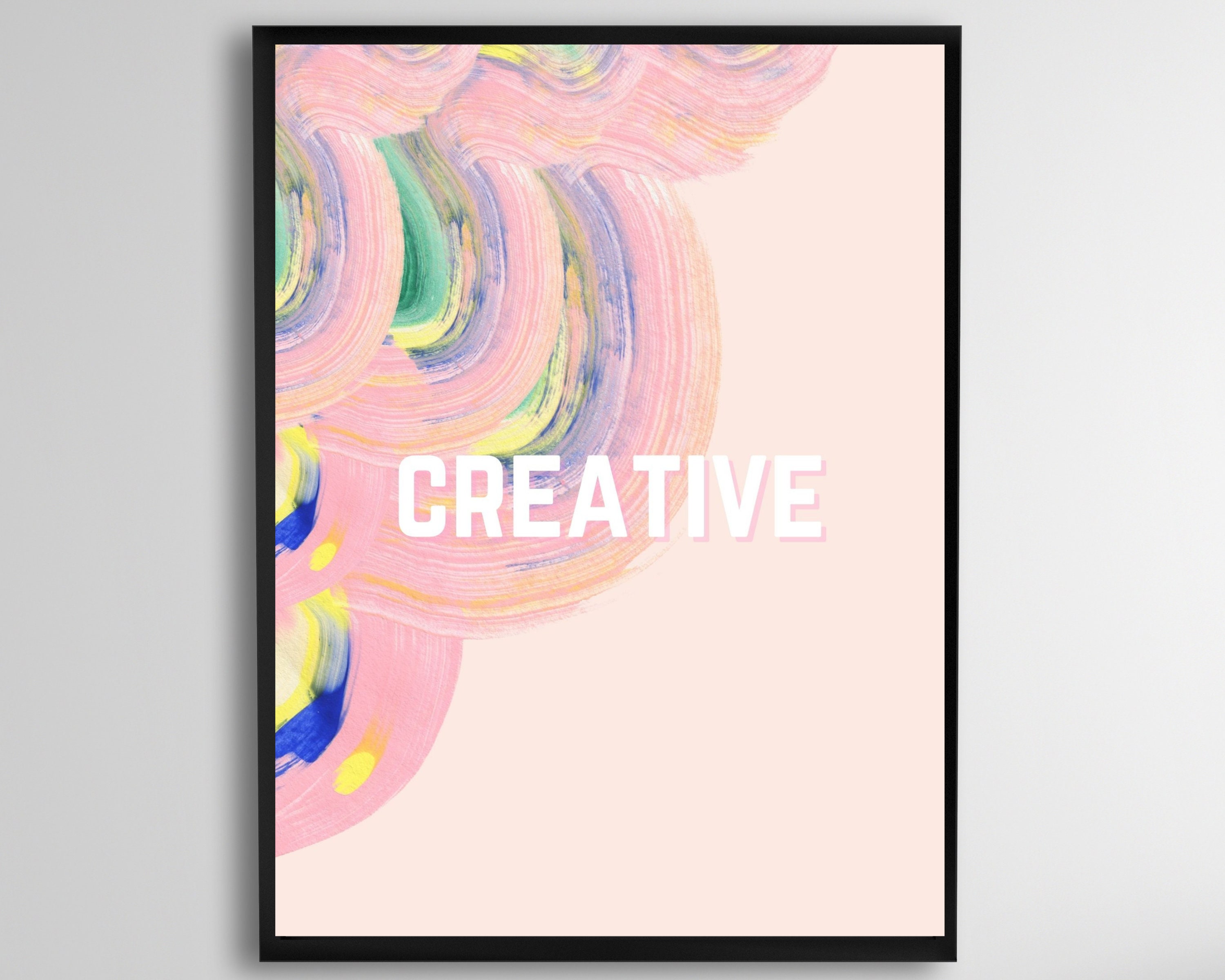 CREATIVE Printable, Abstract Poster, Classroom Decor, Kids Classroom ...