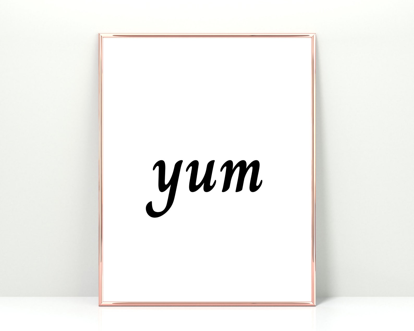 Yum Printable, Kitchen Prints, Yum Wall Art, Yum Sign, Yum Poster ...