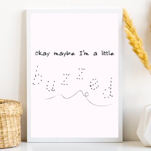 Buzzed Printable, Alcohol Sign, Bar Cart Decor, Funny Alcohol Sign ...