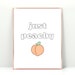Just Peachy Printable, Just Peachy Poster, Boho Wall Decor Neutral ...