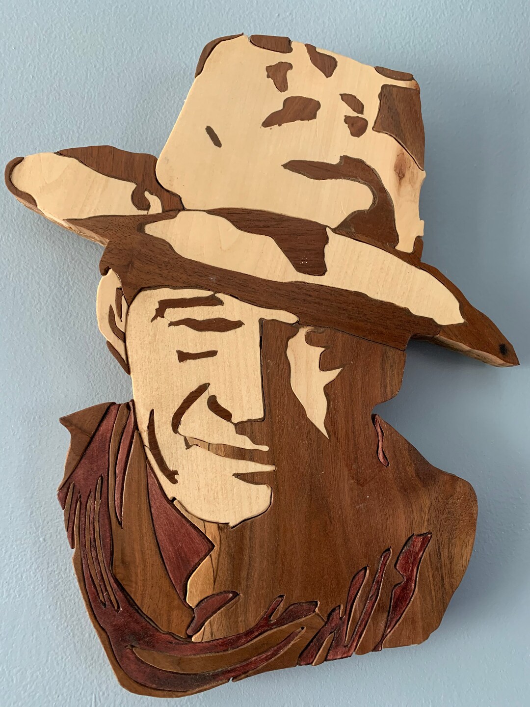 John Wayne Wood Art - Etsy