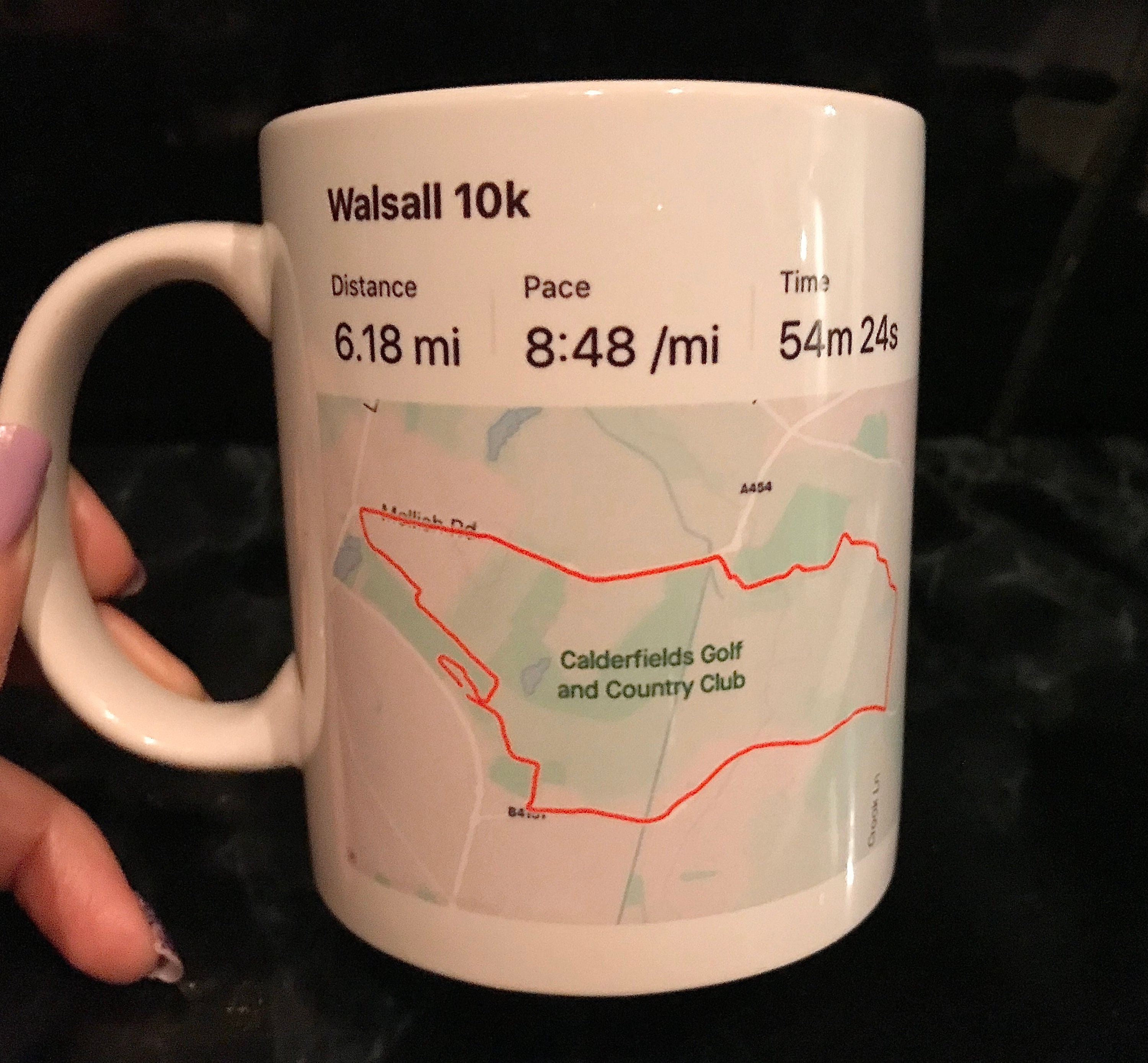 Strava Map Mug Running Gift Runners Gift Swimming Biking - Etsy