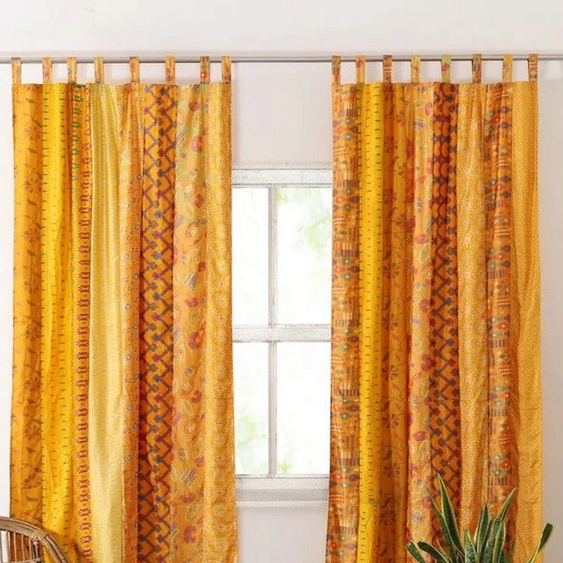 Silk Saree Curtain - Etsy