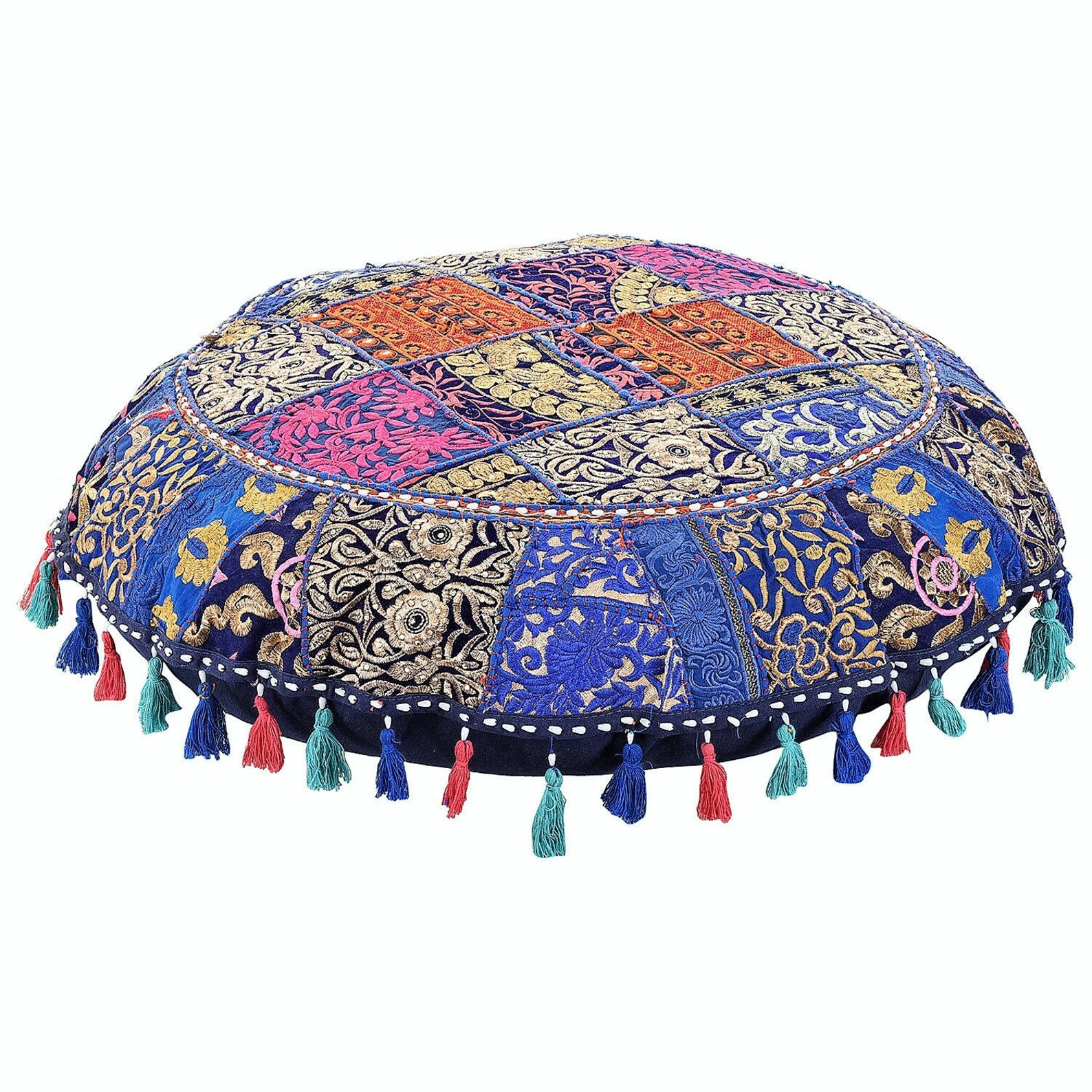 Round Meditation Pillow Boho Floor Cushions Not Filled - Etsy