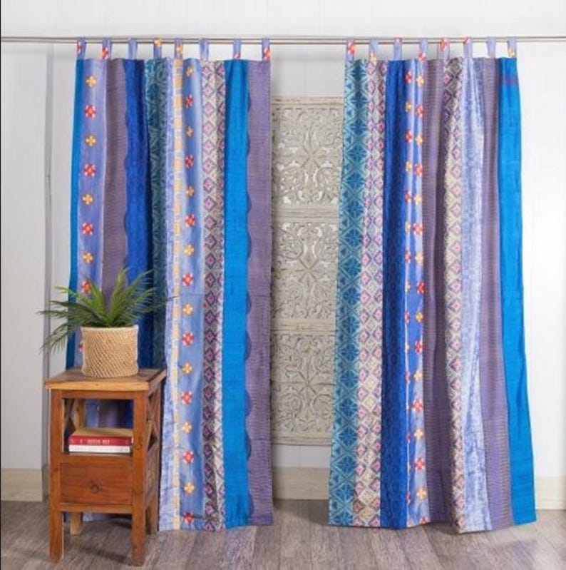 EXPRESS SERVICE of Indian Vintage Old Silk Sari Fabric Patchwork ...